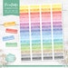 Months Printable Planner Stickers Months Stickers Watercolor - Etsy