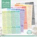 Lazy Day Printable Planner Stickers, Watercolor Stickers, Lazy Day ...