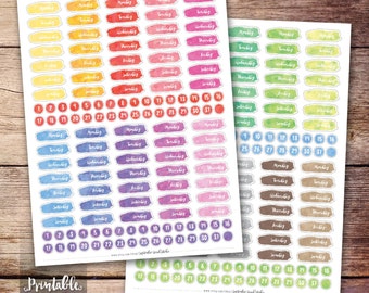 Days of the Week - Etsy