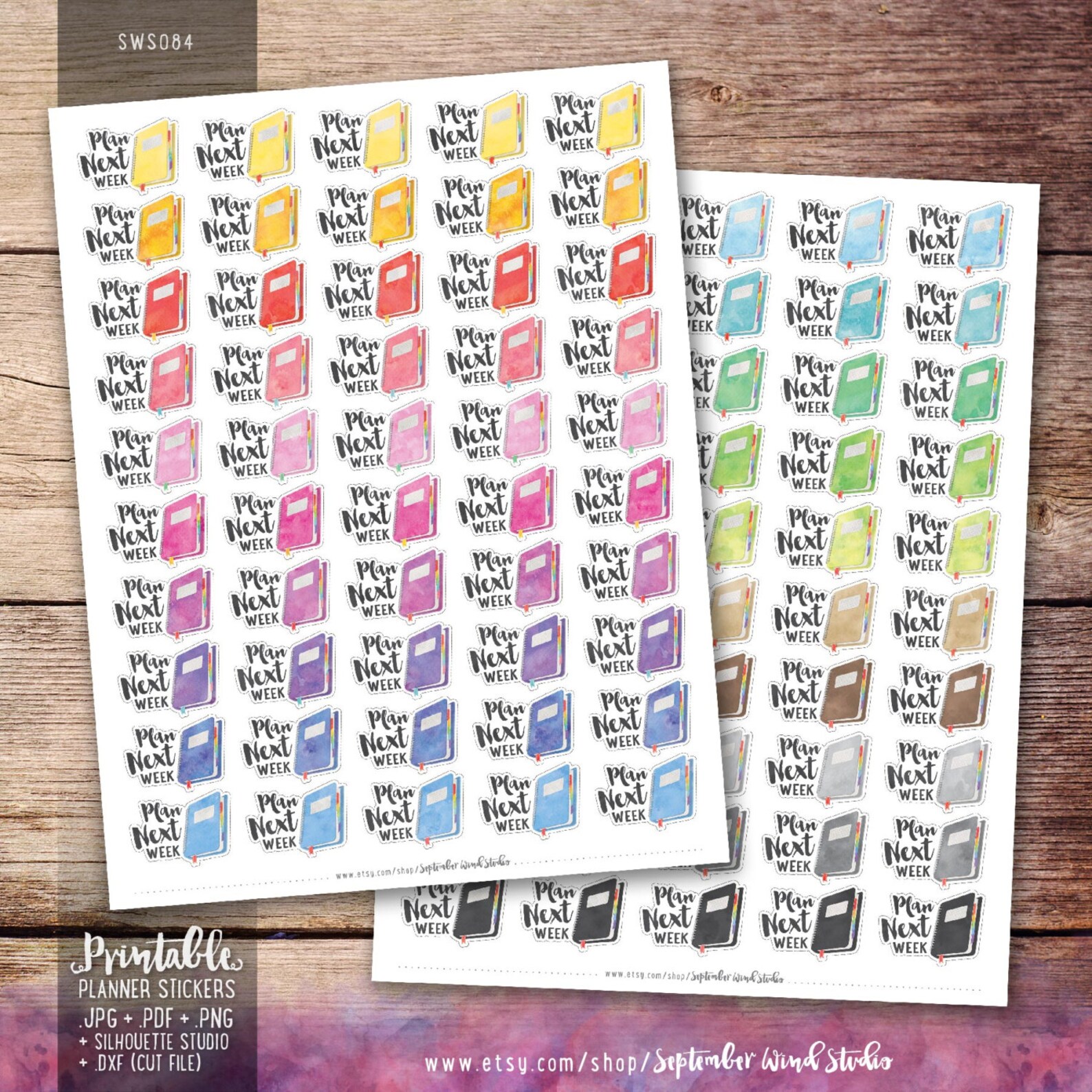 Plan Next Week Printable Planner Stickers Planner Stickers - Etsy