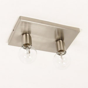 Minimal Simple Flush Mount Mid Century Modern Sconce - Etsy