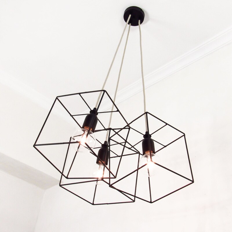 Caged Lighting - Etsy