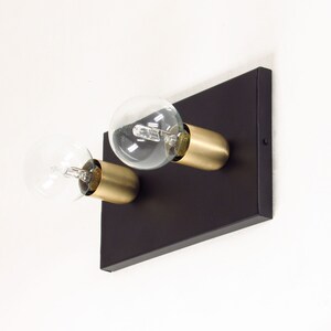 Minimal Simple Flush Mount Mid Century Modern Sconce - Etsy