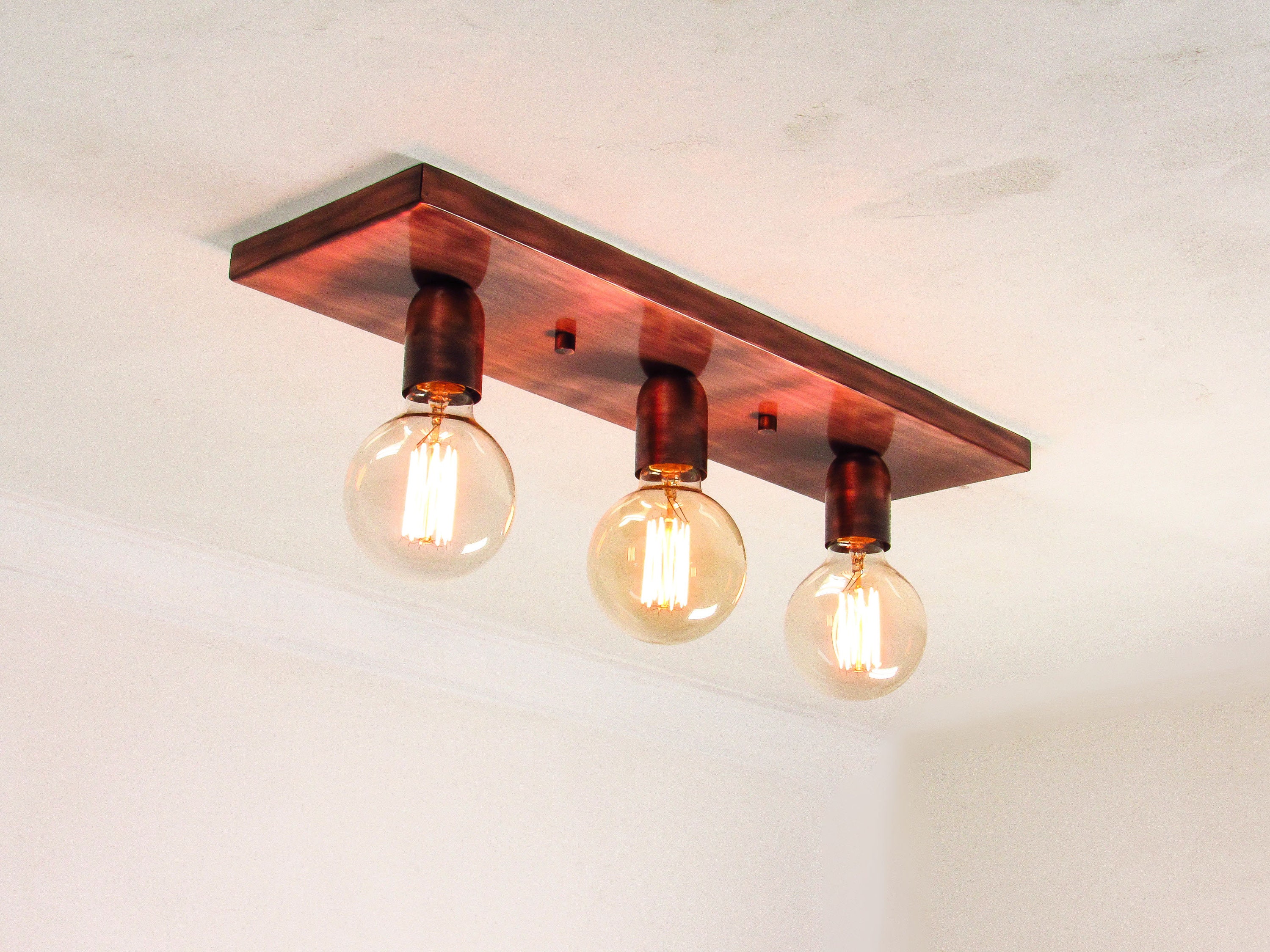 Flush Mount Black Light Ceiling Vanity Light Minimal - Etsy UK
