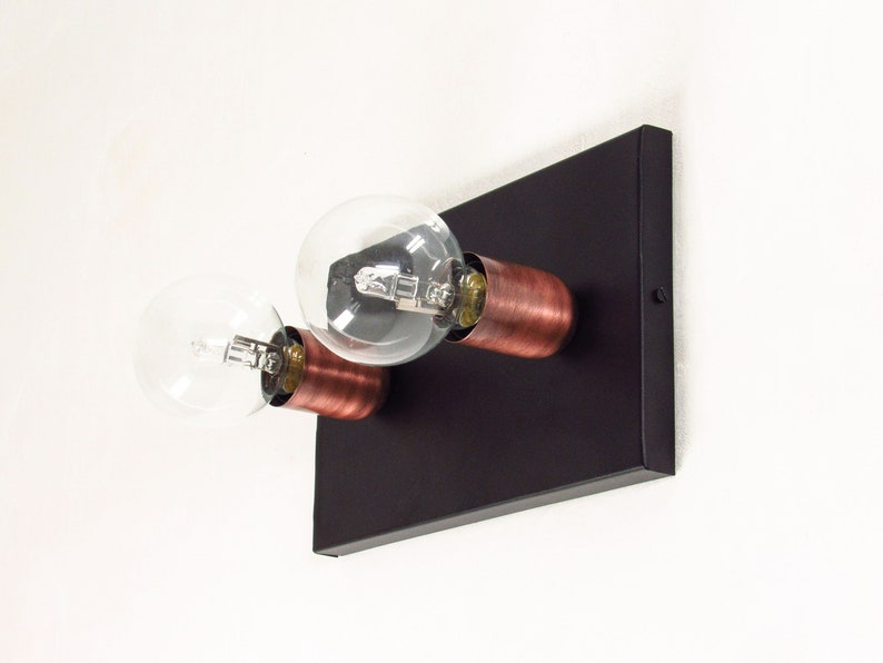 Minimal Simple Flush Mount Mid Century Modern Sconce - Etsy