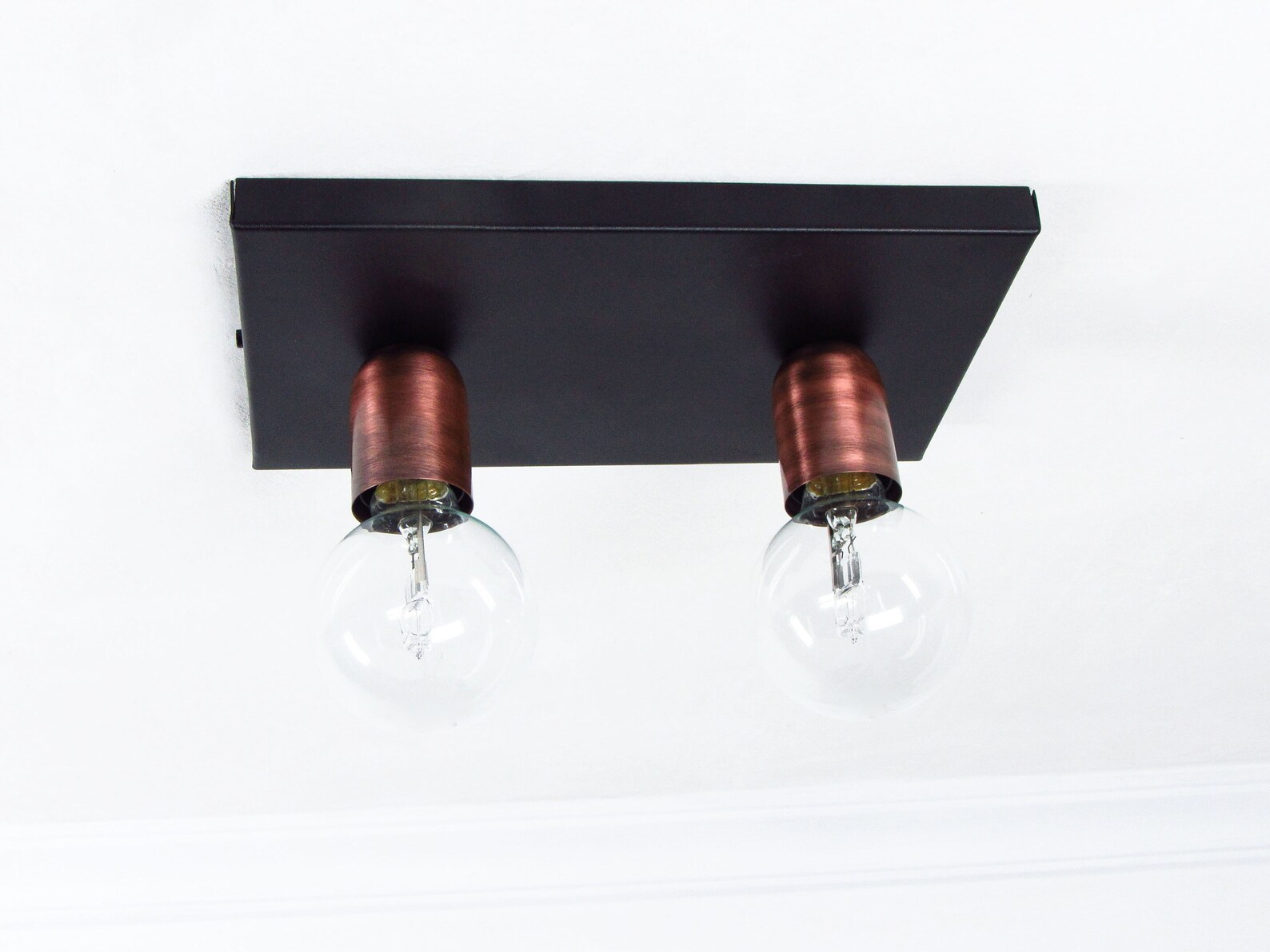 Minimal Simple Flush Mount Mid Century Modern Sconce - Etsy