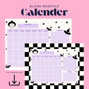 Cute Printable Calender Sheets - Etsy