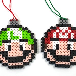 Super Mario Perler Bead Ornament Perler Bead Perler Super - Etsy Canada