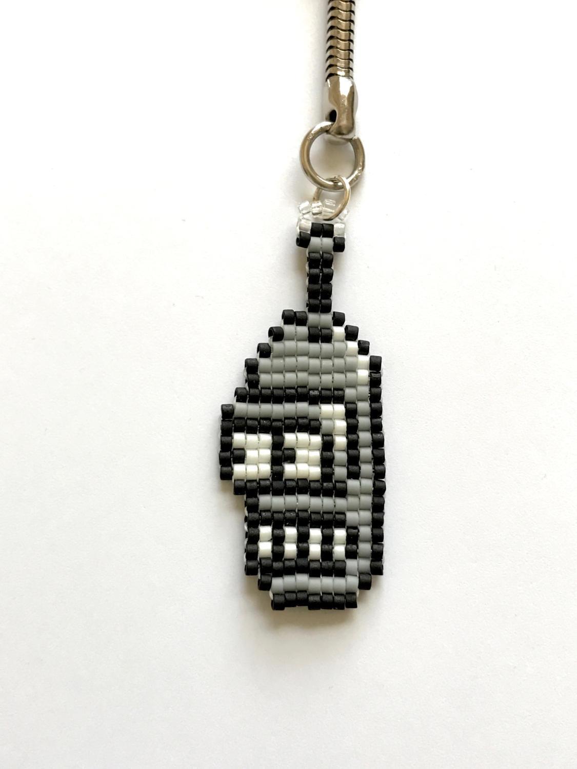Robot Keychain, Seed Bead, Pixel, 8 Bit, Pixel Jewelry, 8 Bit Jewelry ...