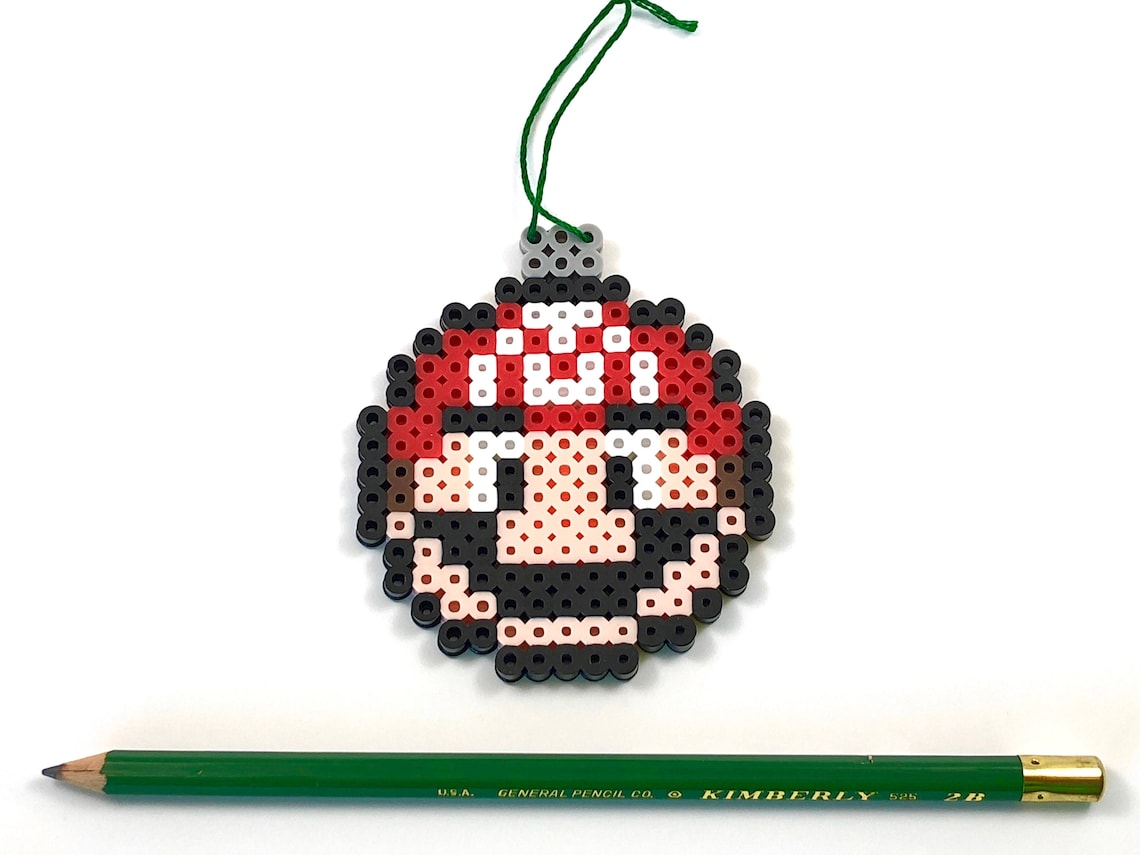 Super Mario Perler Bead Ornament Perler Bead Perler Super | Etsy