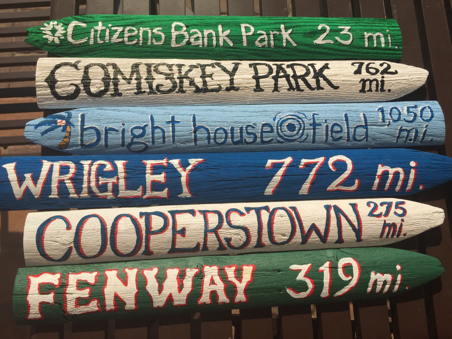 Baseball Stadium Reclaimed Wood Signs - Etsy