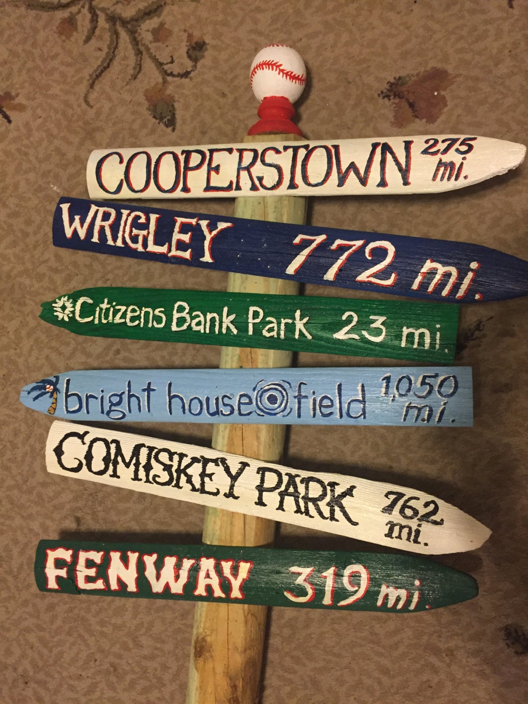 Baseball Stadium Reclaimed Wood Signs - Etsy