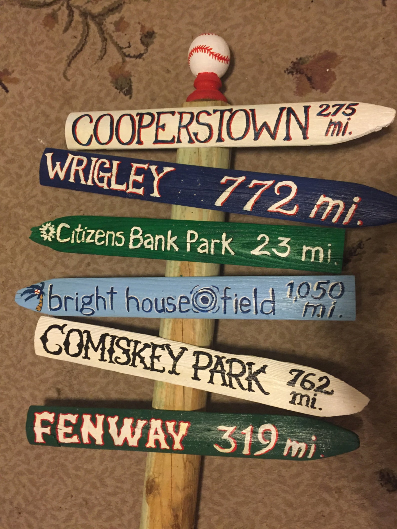 Baseball Stadium Reclaimed Wood Signs - Etsy