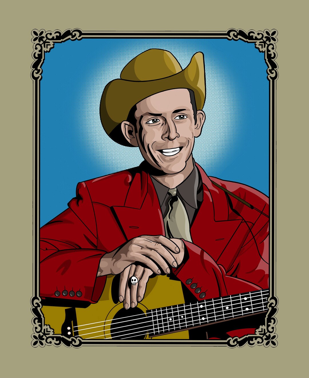 8x10 Hank Williams Print - Etsy