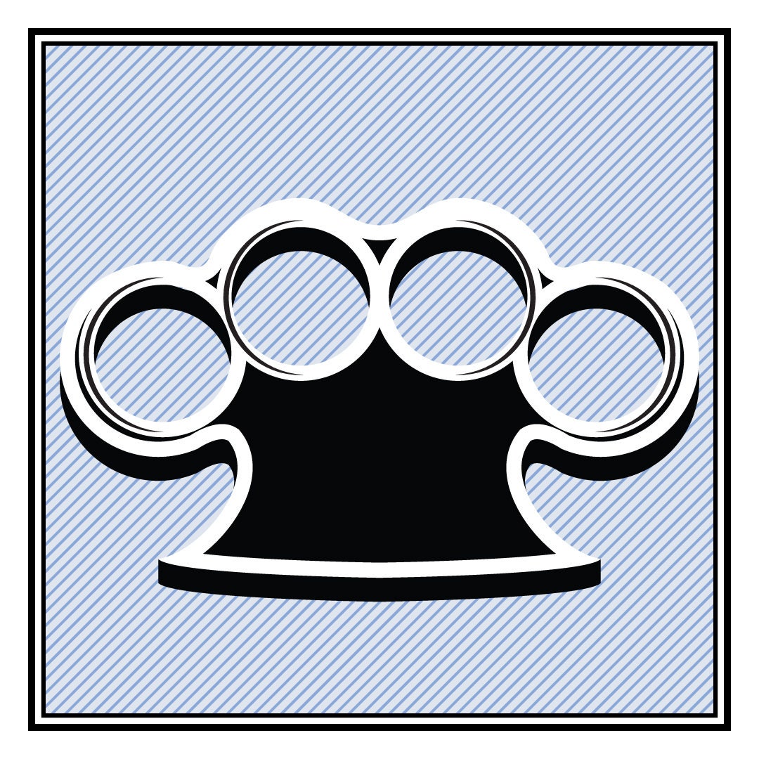 Brass Knuckle Svg Vector - Etsy