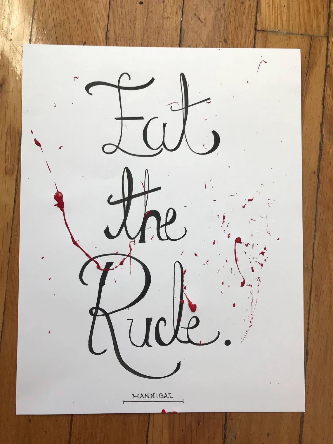 Hannibal - Eat the Rude - Etsy