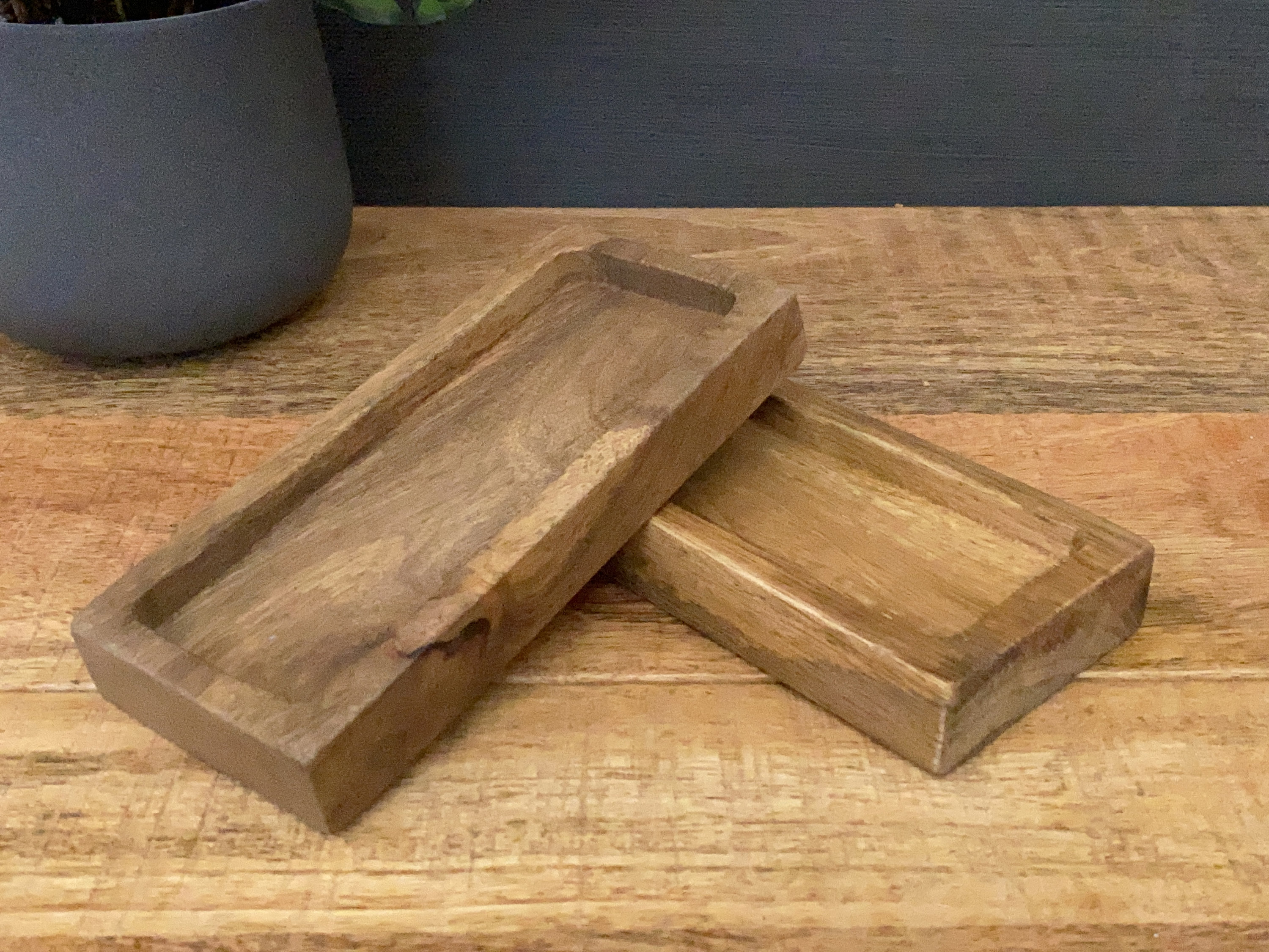 Wooden Condiment Tray / Mill Rest Ideal for Salt and Pepper - Etsy UK