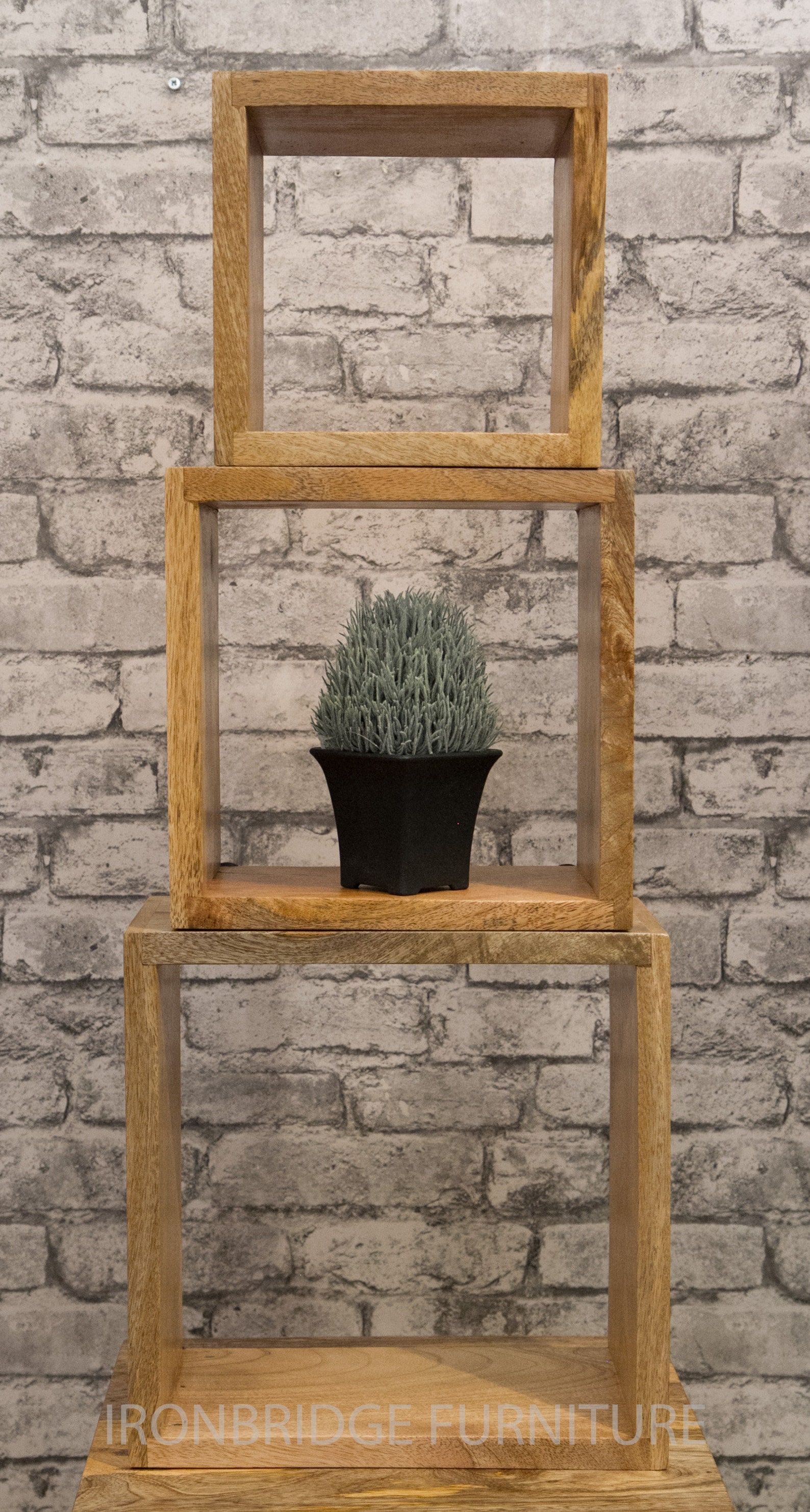 Set of 3 Solid Mango Wood Wall Shelves 30cm 25cm and 20cm - Etsy UK
