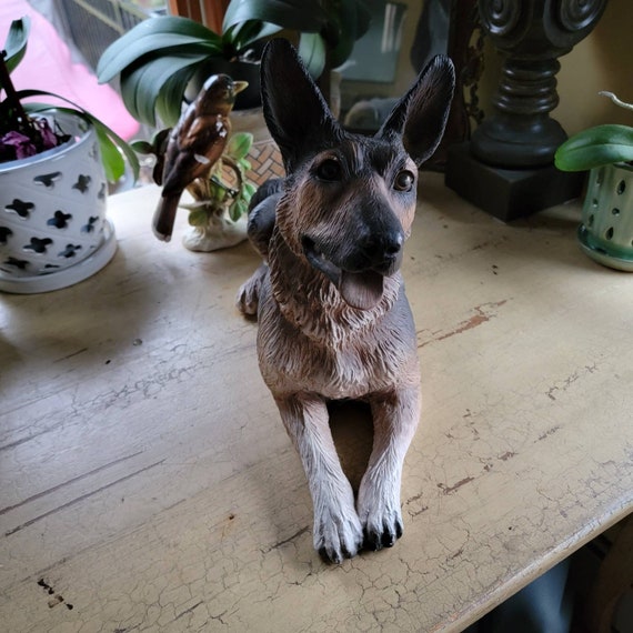 Statues Home & Living Home Décor Vintage German Shepherd Statue ...