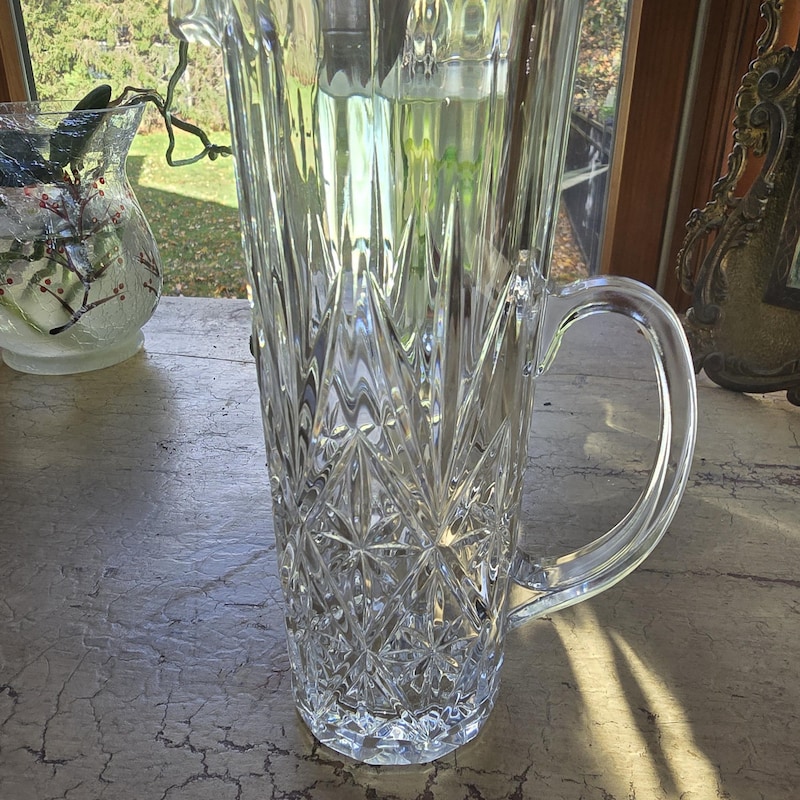 Crystal Pitcher France - Etsy