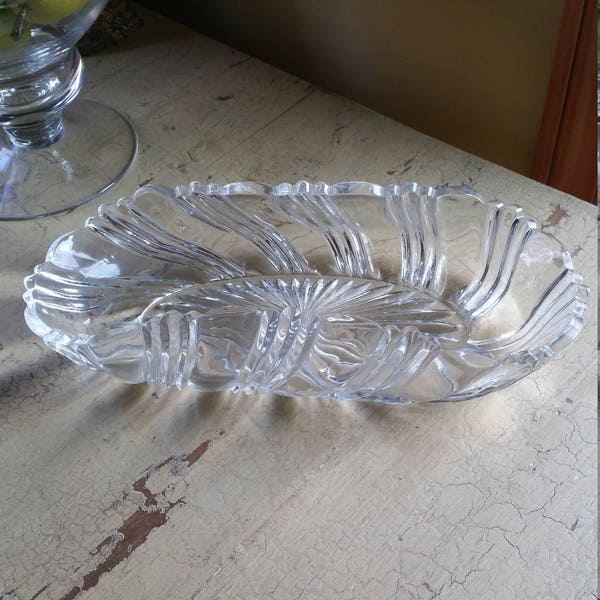 Oblong Glass Dish - Etsy