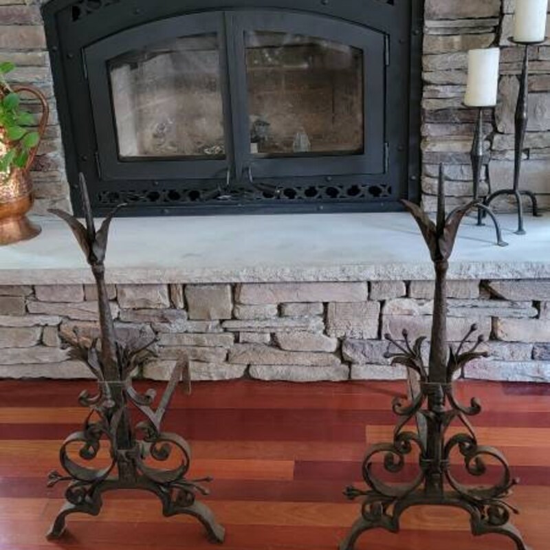 Large Andirons - Etsy