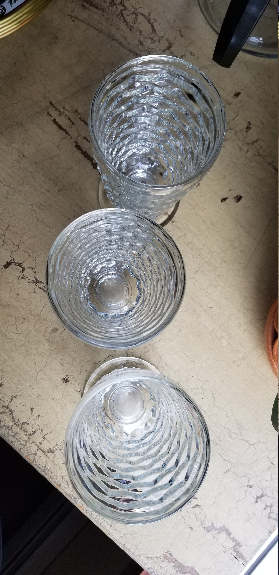 Indiana Glass-Whitehall Cubist Pattern No. 521 Vintage | Etsy