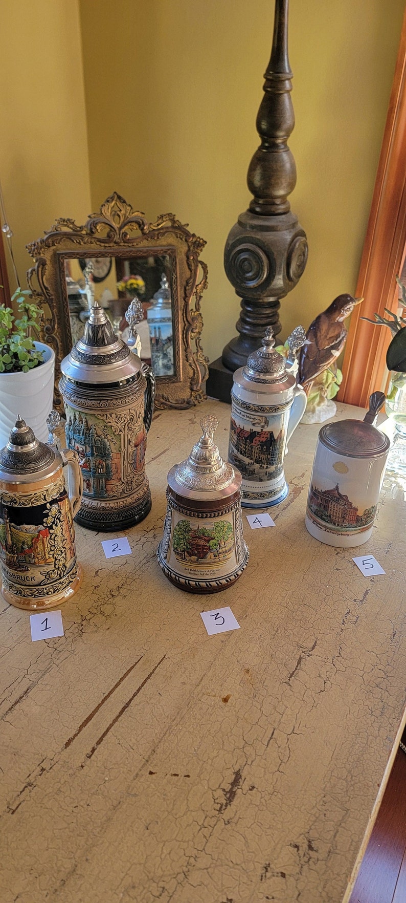 Various Vintage Beer Steins; Made in Germany; Sold Separately - Etsy