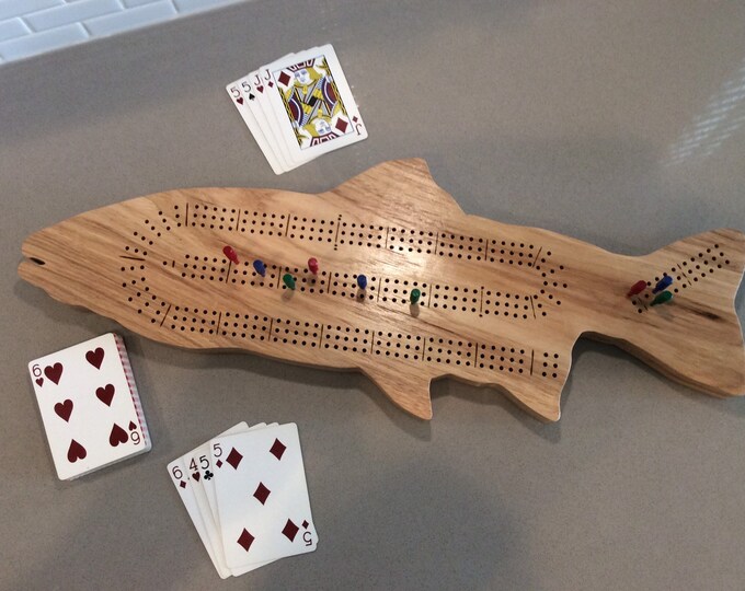Fish Cribbage Board - Etsy