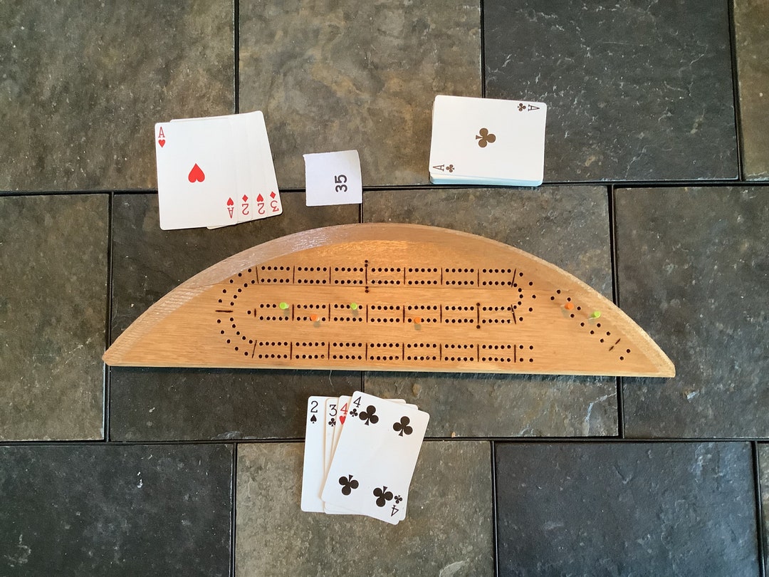 2 Track Cribbage Board - Etsy
