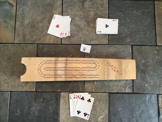 2 Track Wine Barrel Stave Cribbage Board - Etsy