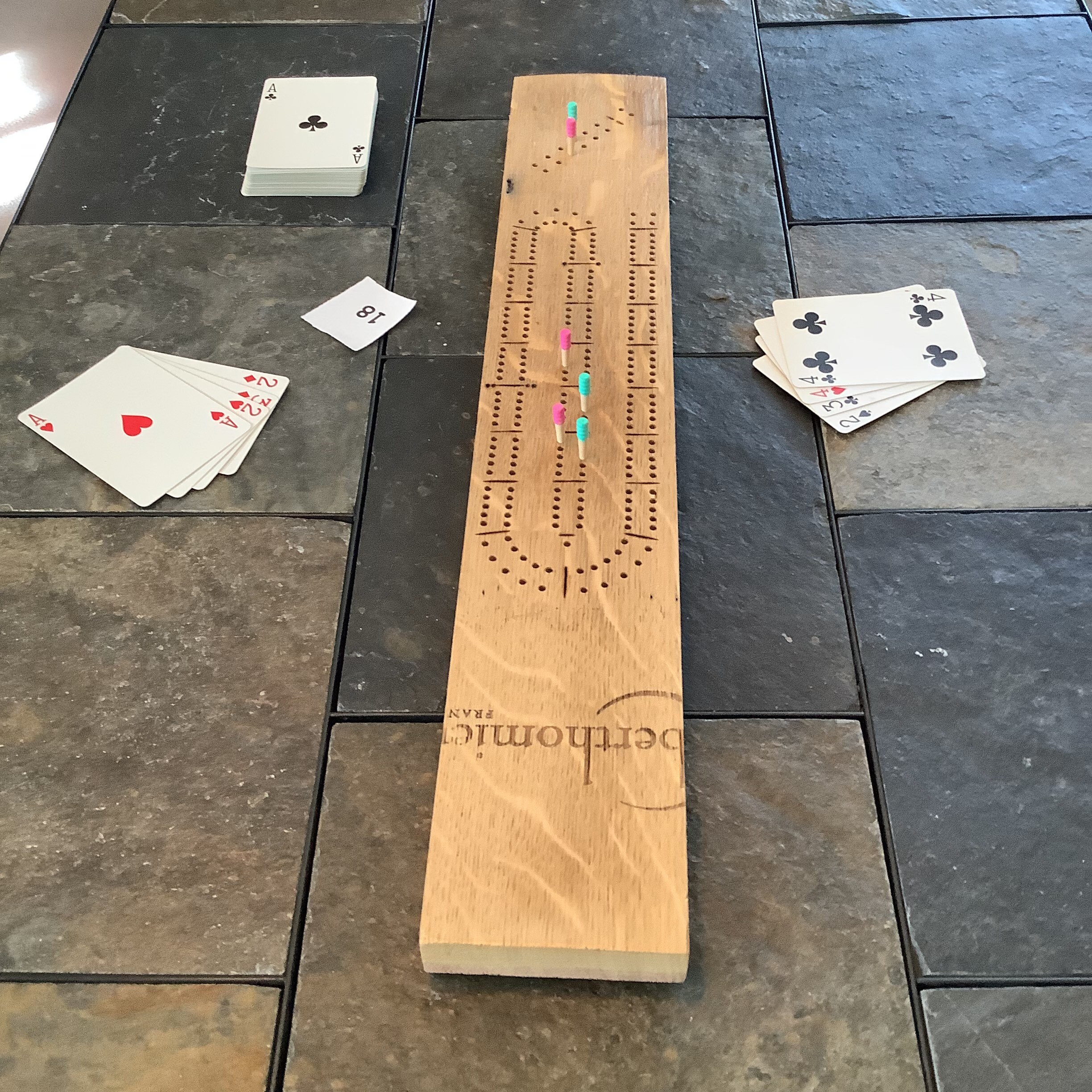 Wine Barrel Cribbage Board - Etsy