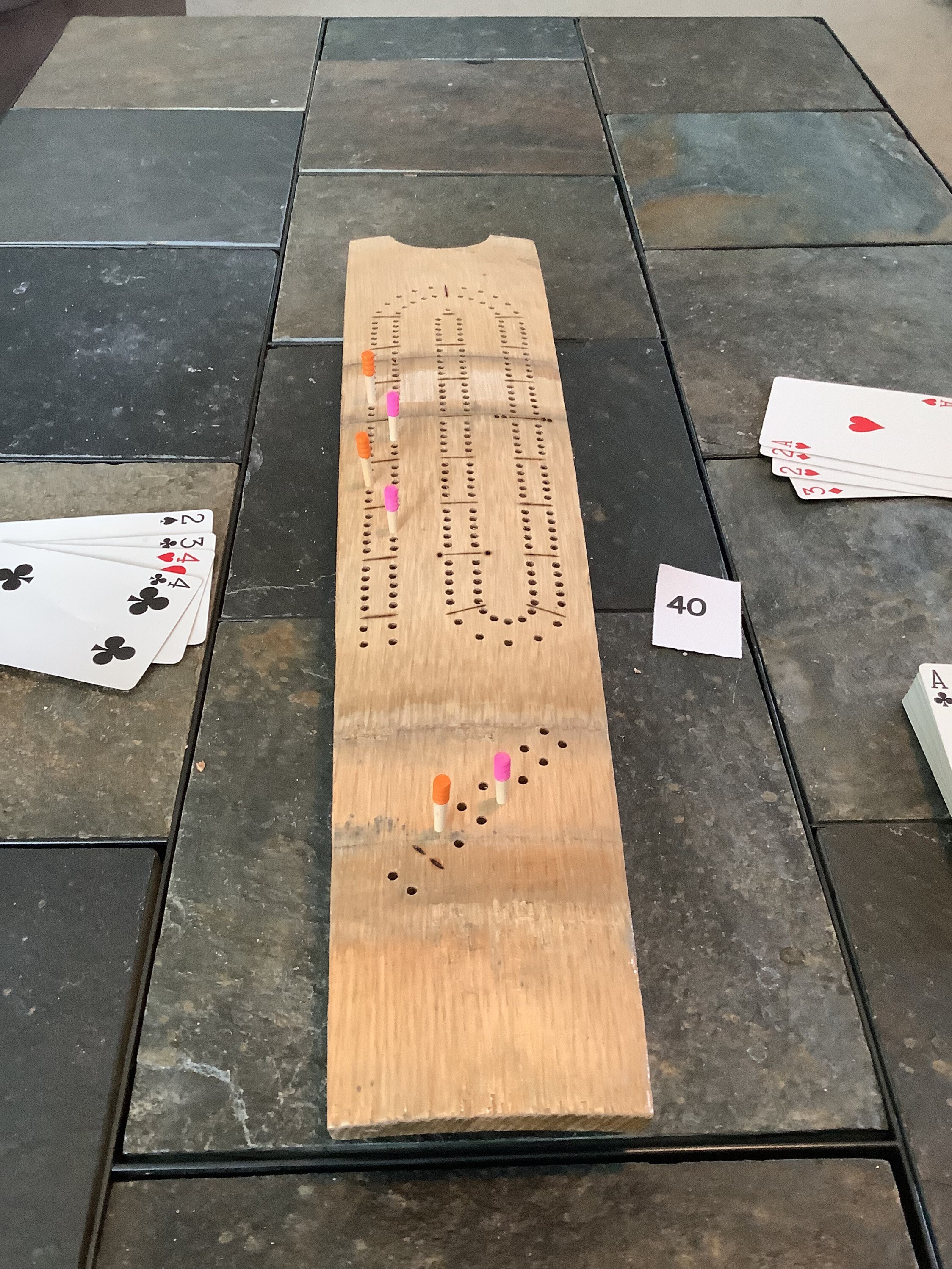 2 Track Wine Barrel Stave Cribbage Board - Etsy