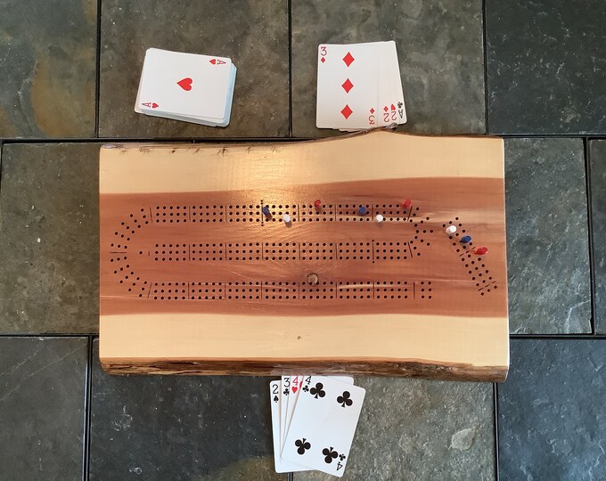 Round Cribbage Board - Etsy