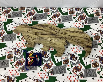 Cribbage Board With Skunk | Etsy