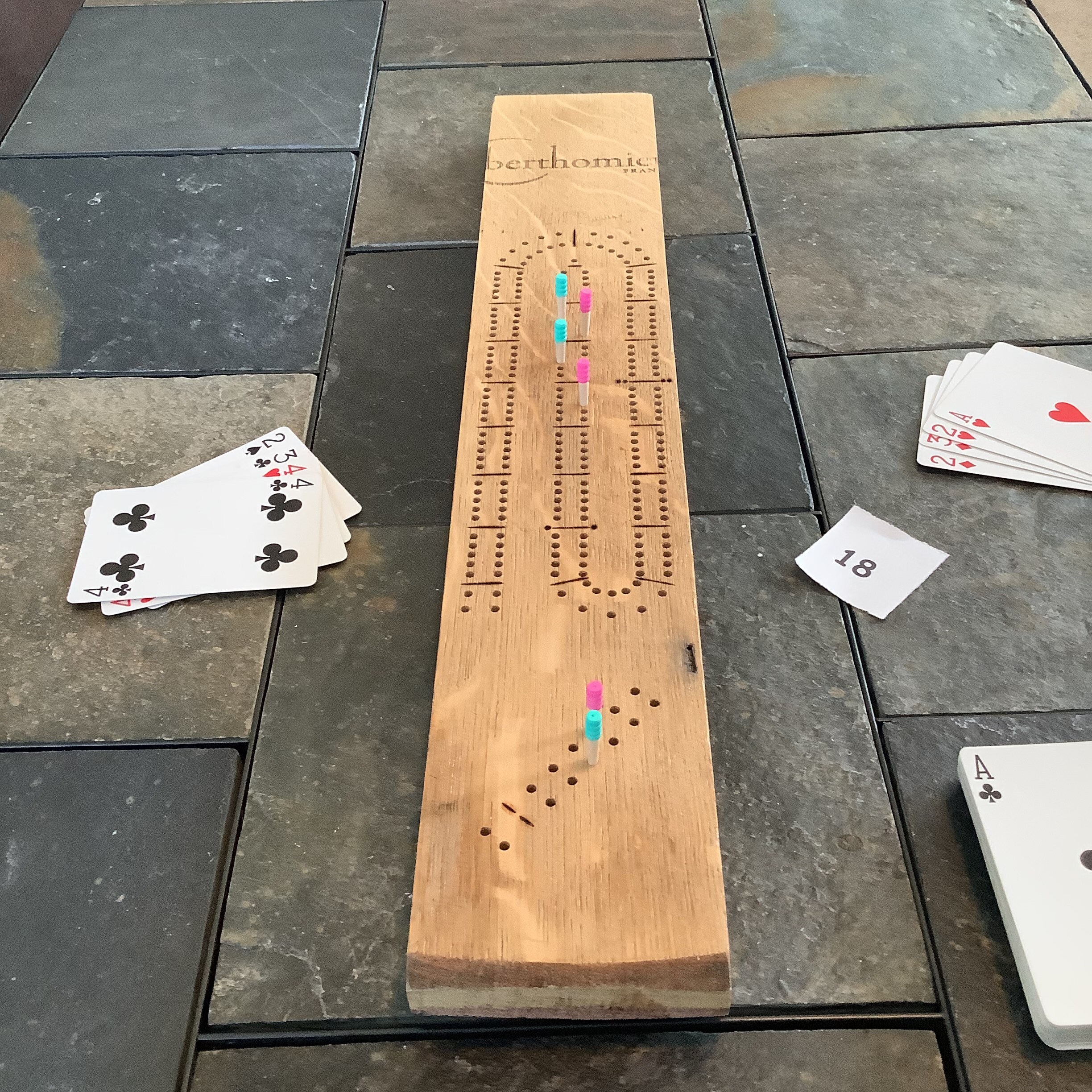 Wine Barrel Cribbage Board - Etsy
