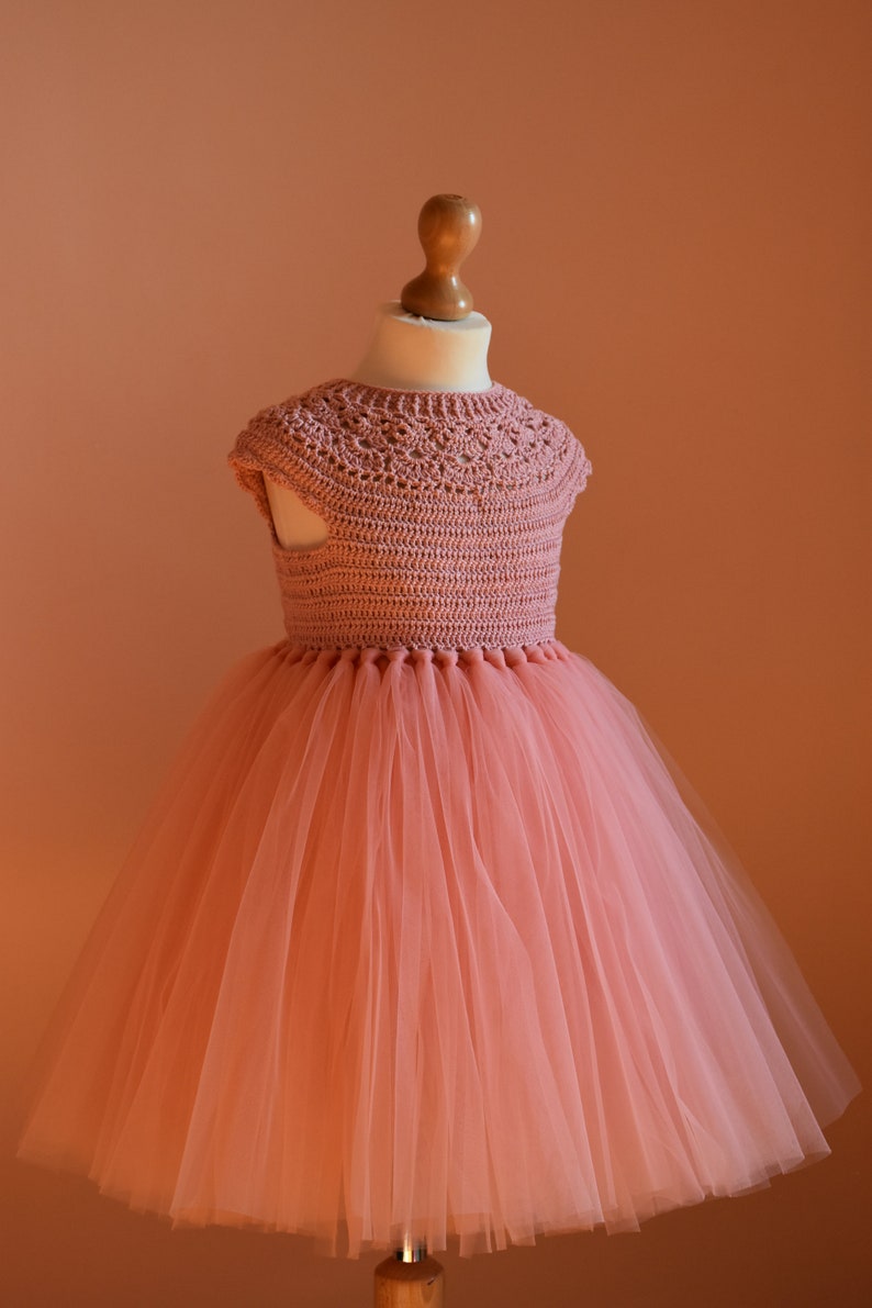 Crochet Tutu Dress Pattern Tutu Dress Pattern Crochet Yoke | Etsy