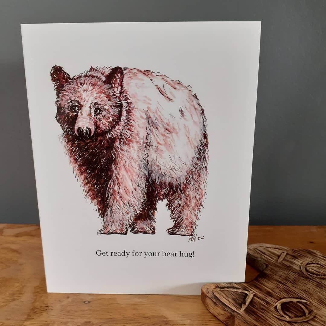 Get Ready for Your Bear Hug- Hugs - Hug -giftcard -bear - Etsy