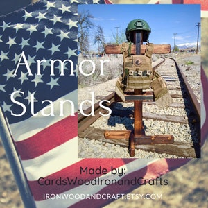 Traditional Military Body Armor Stand - Etsy