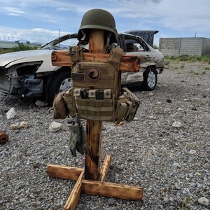 Traditional Military Body Armor Stand - Etsy