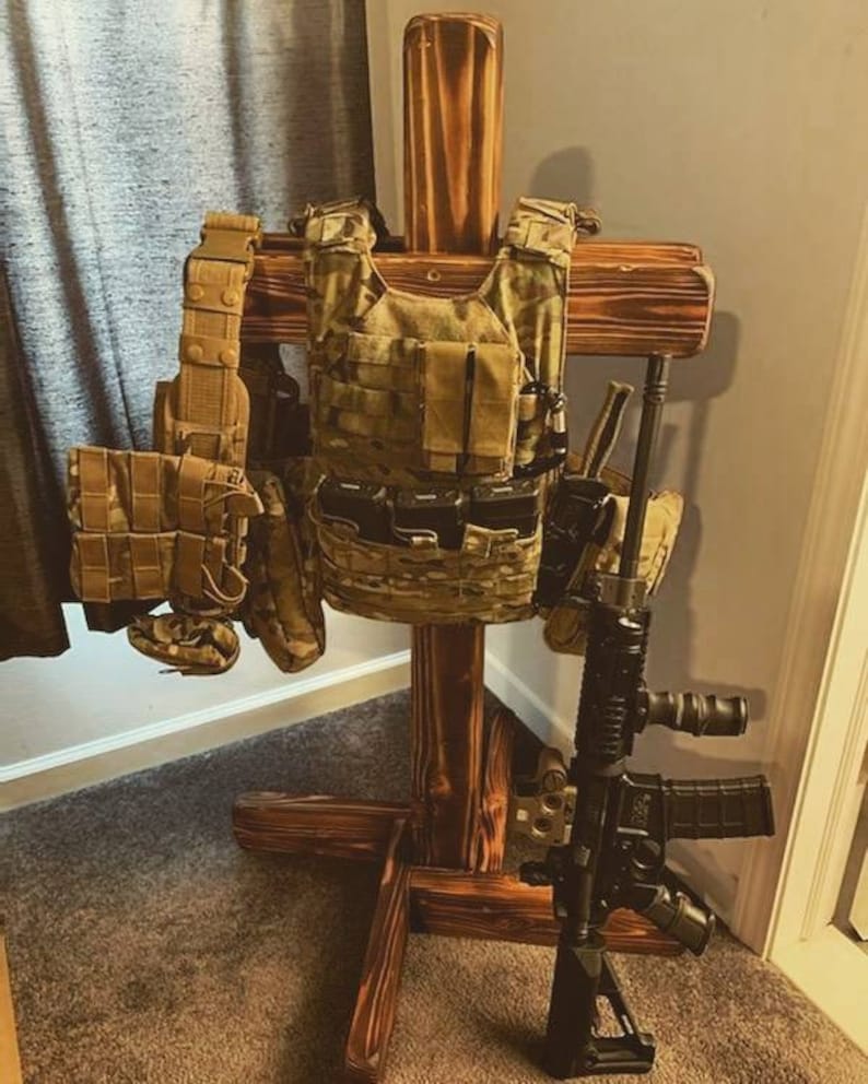 Traditional Military Body Armor Stand - Etsy