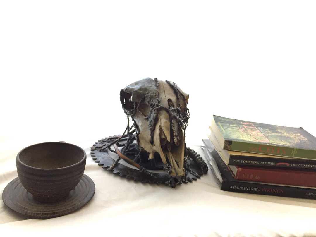 Mag Mell, Welded Skull Sculpture, Skullpture, Weld Art, Mountain Goat ...