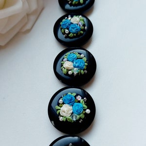 Handmade Button Set 5 Pc - Colorful and Unique Buttons for Sewing and ...