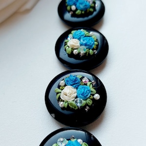 Handmade Button Set 5 Pc - Colorful and Unique Buttons for Sewing and ...