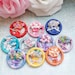Floral Dorset Buttons, Rose Brooches, Wedding Favors (set of 10) - Etsy