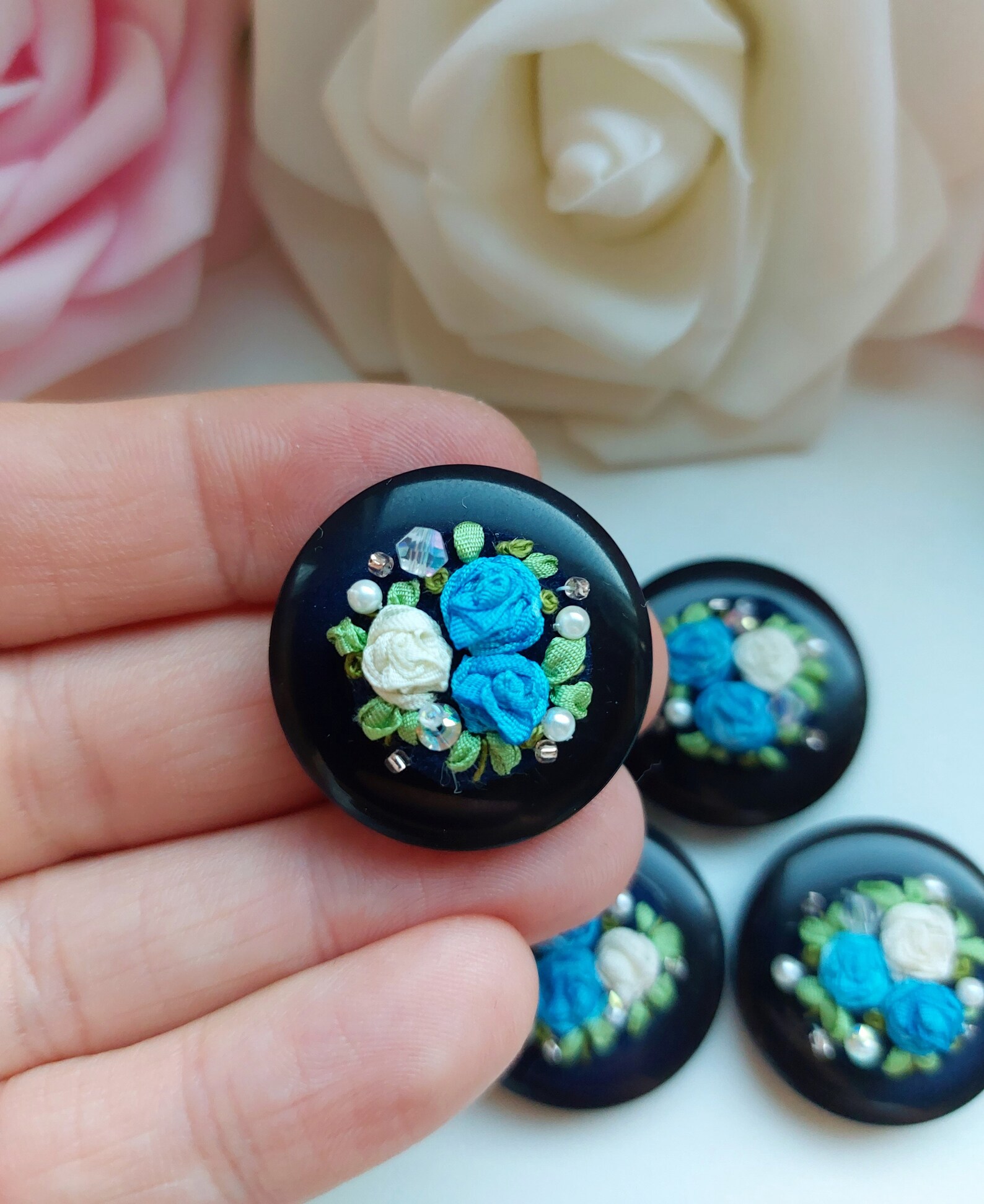 Handmade Button Set 5 Pc Colorful and Unique Buttons for - Etsy