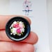 Rose, Designer Button, Handmade Button, Studio Button, Unique Button ...