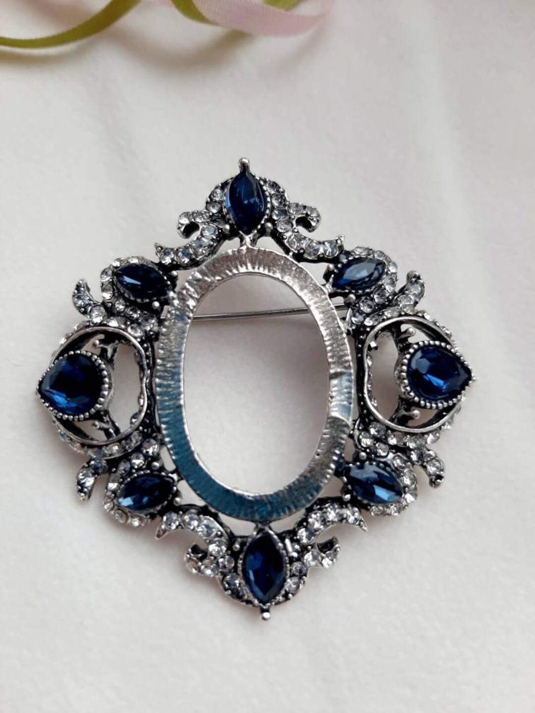 Blank Brooch Embroidery Brooch DIY Kit Set Floral Jewelry Flower Floral ...