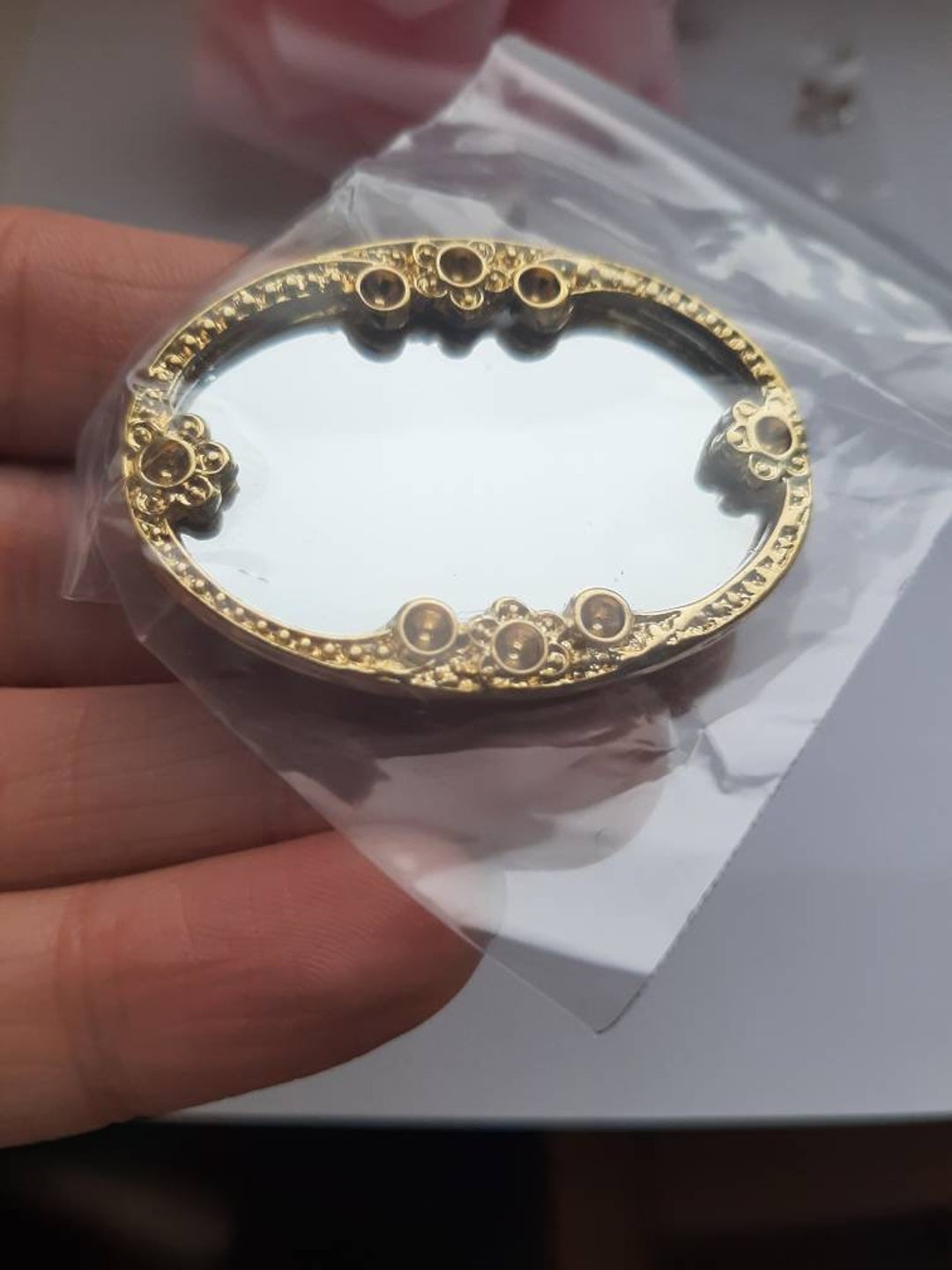 Lot of 6 Full Pin Brooch Setting Frame Brooch Kit Jewelry Kit ...