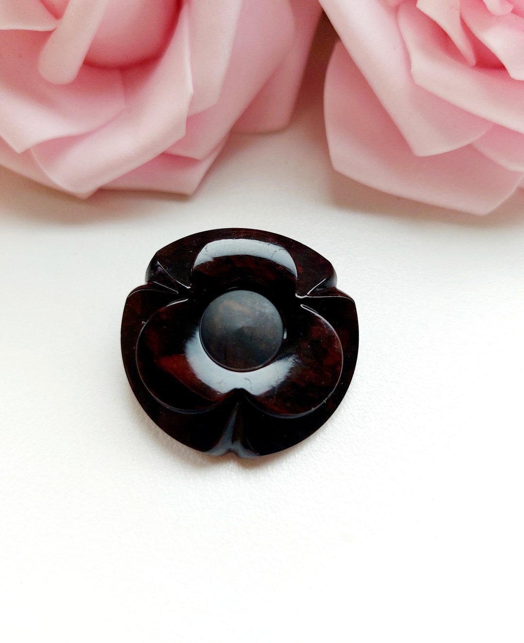 Vintage Finish SARVIS Buttons, Cute Flower Buttons, Plastic Buttons ...